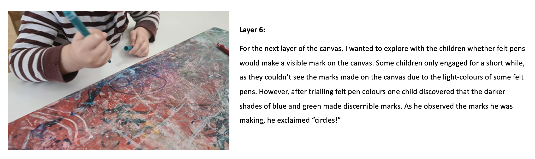 Layers of Experience: Visual arts explorations with babies and toddlers ...